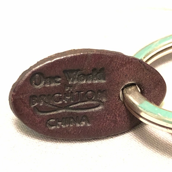 Brighton | Accessories | One World By Brighton Leather Charm Key Ring ...
